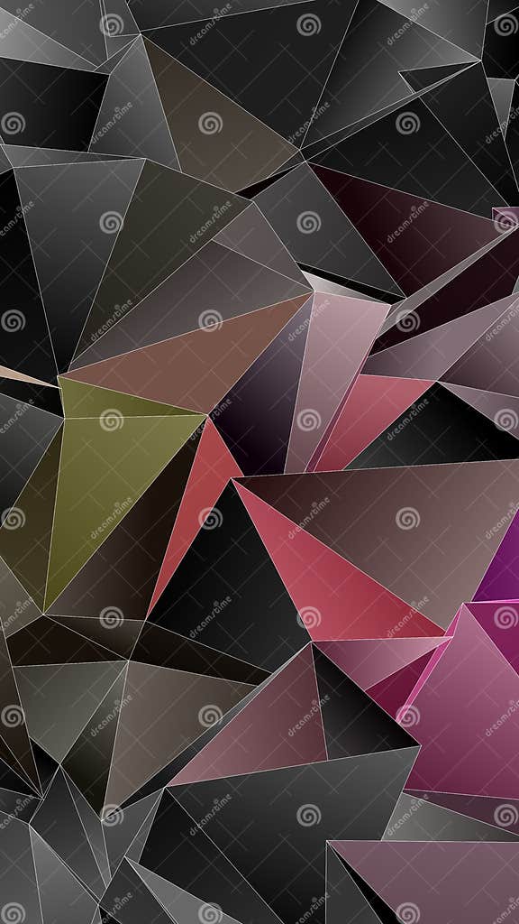 Triangular 3d, Modern Background Stock Illustration - Illustration of futuristic, color: 214975673
