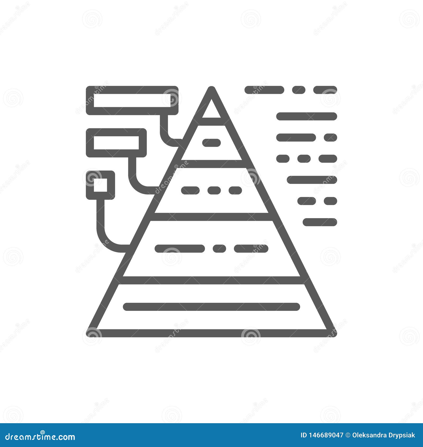 Triangular Diagram Chart. Triangle With 3 Steps Parts. Triangle Design ...