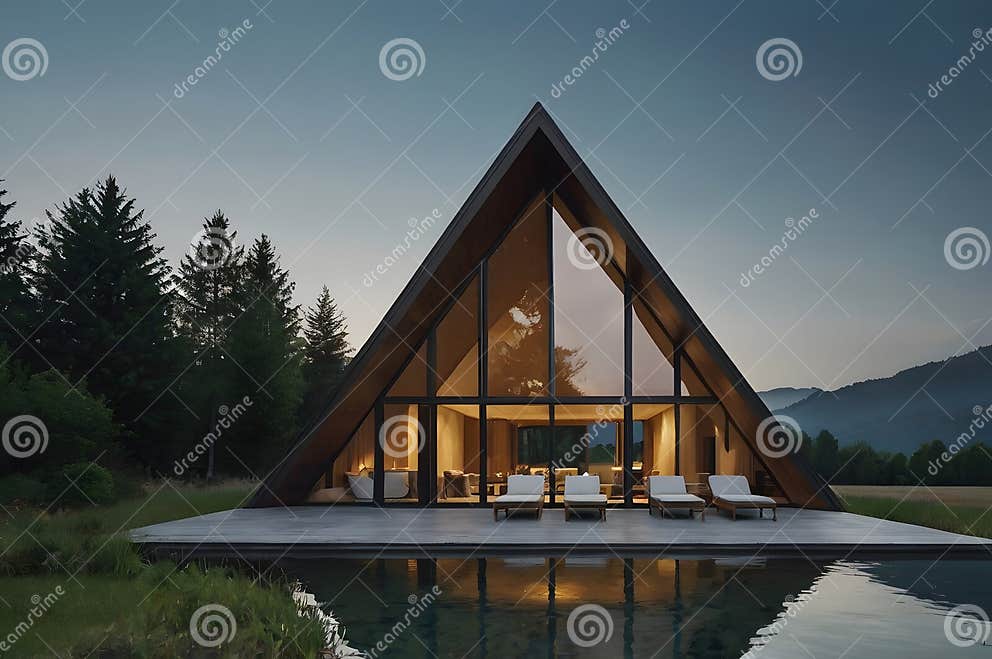 Triangular Elegance Merging Nature’s Beauty with Luxurious Design House ...