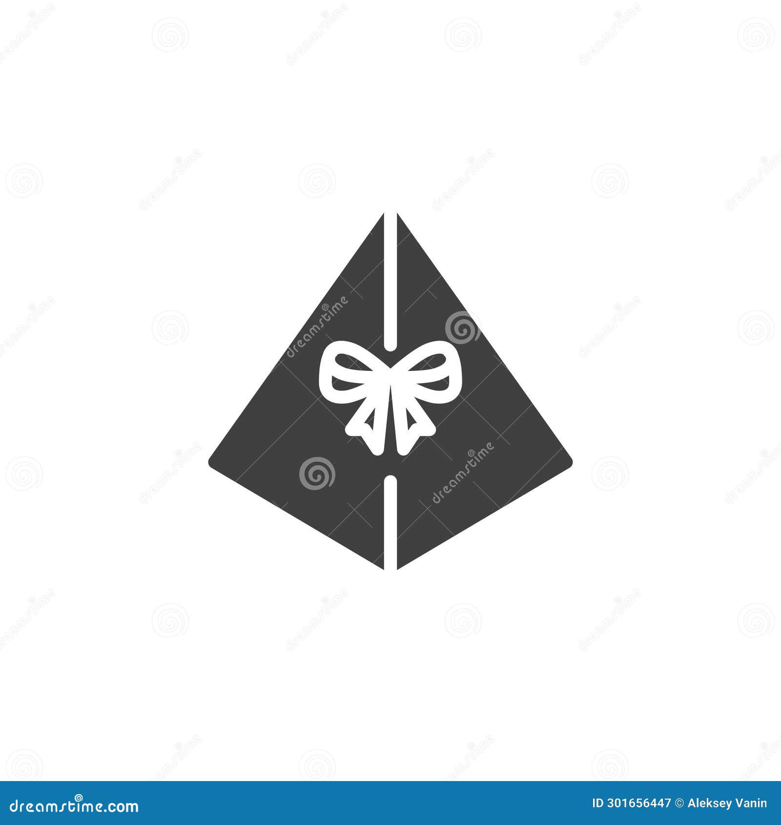 Triangular Gift Box Design Template Cartoon Vector | CartoonDealer.com ...