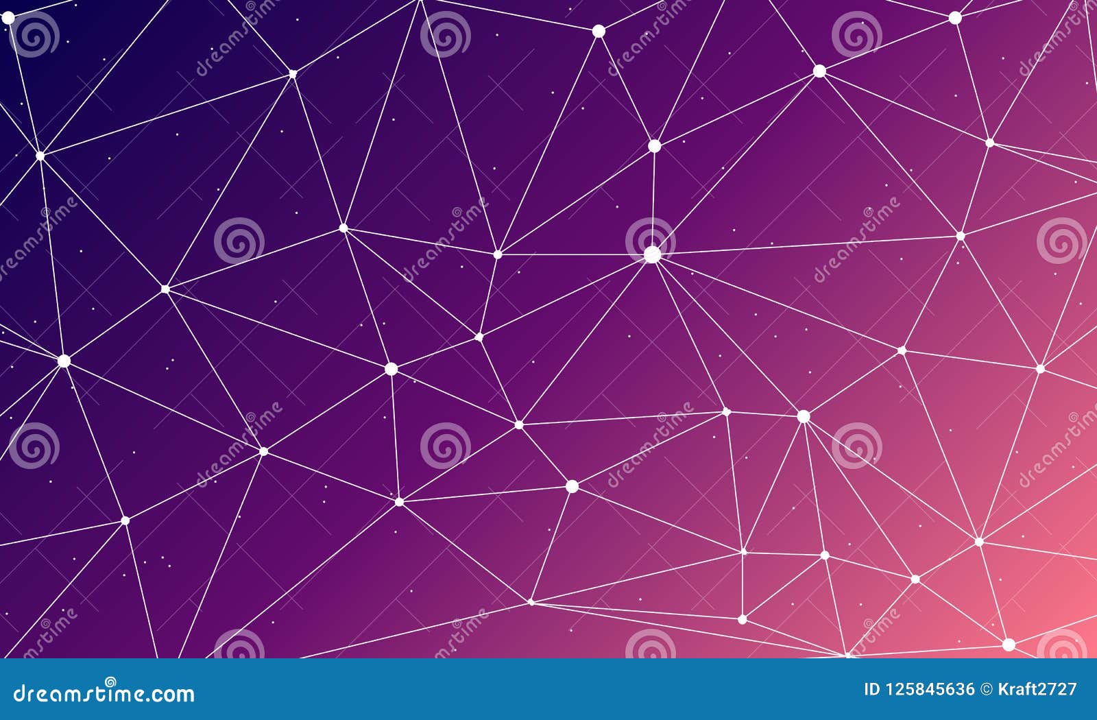 Triangular Grid on an Abstract Sky Background Stock Vector ...