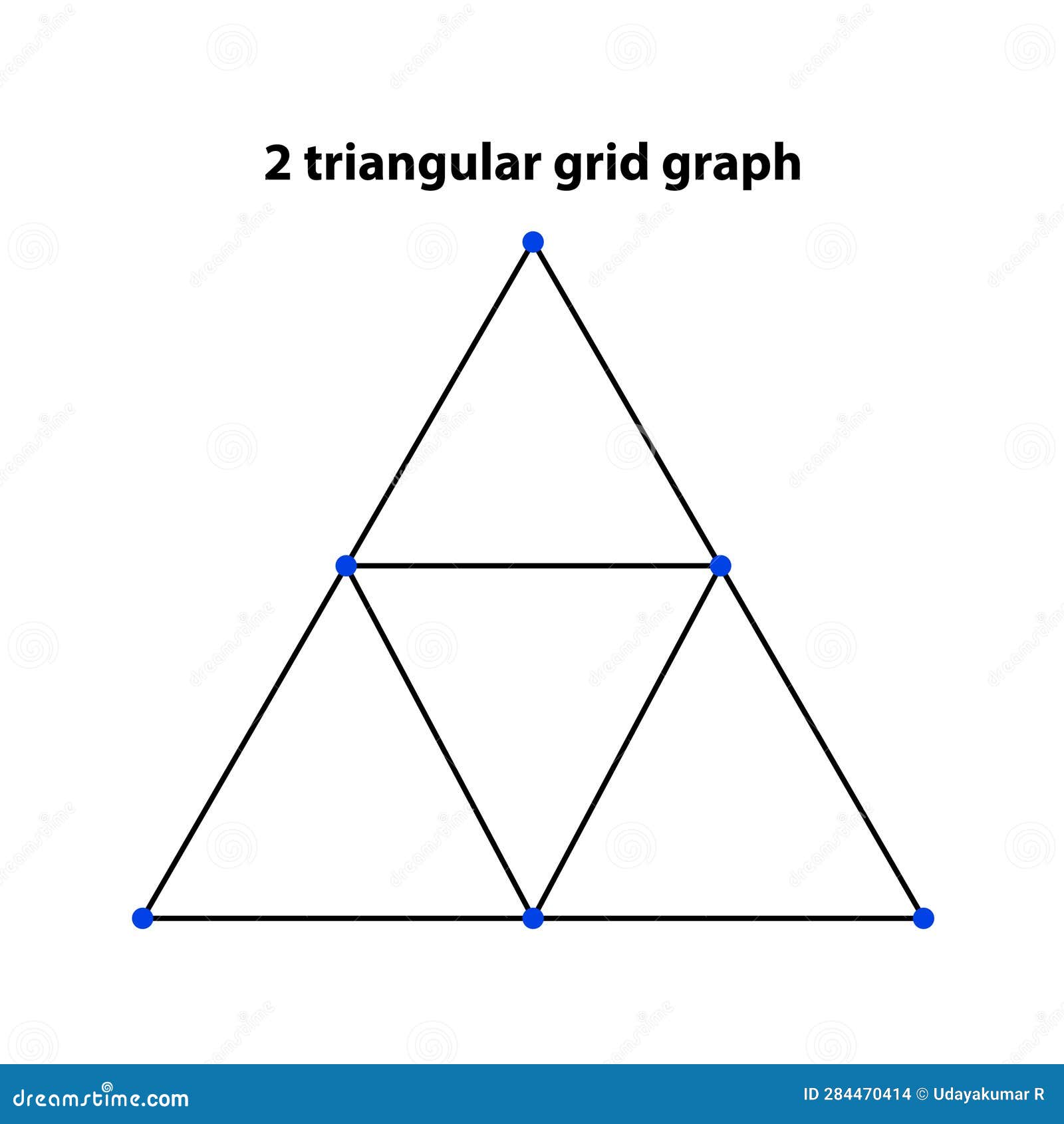 2 Triangular Grid Graph. Scared Geometry Vector Design Elements Stock Vector - Illustration of ...