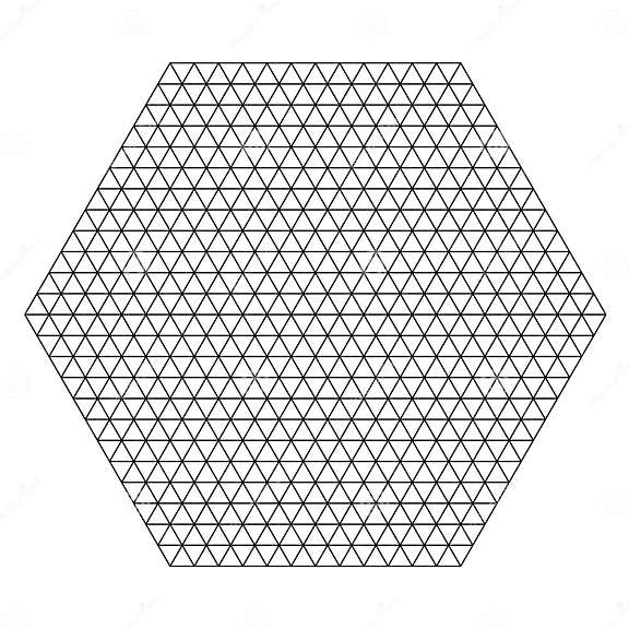 Triangular Grid Vector Seamless Pattern Subtle Thin Lines Texture Delicate Minimalist Lattice