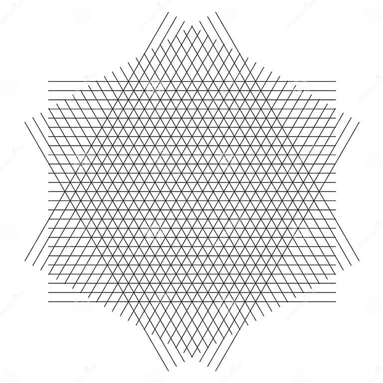 Triangular Grid Vector Seamless Pattern. Subtle Thin Lines Texture, Delicate Minimalist Lattice ...