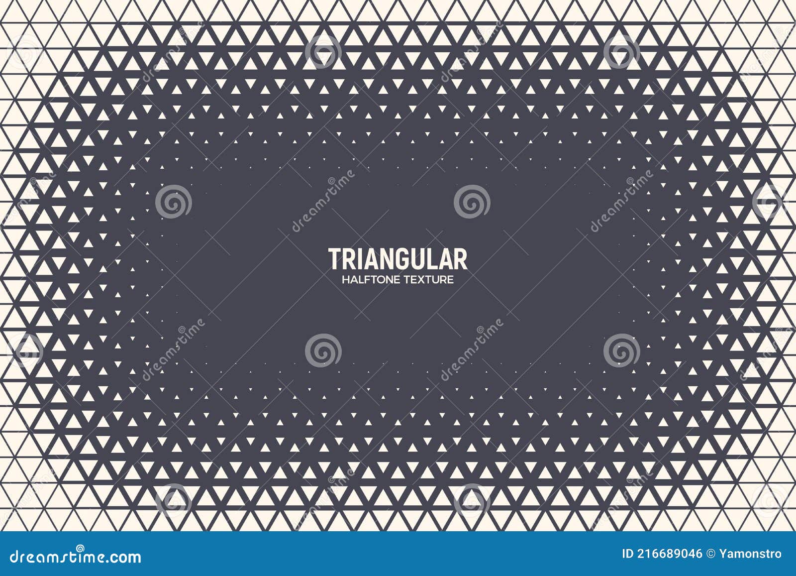 Triangular Halftone Texture Retrowave Vector Geometric Technology