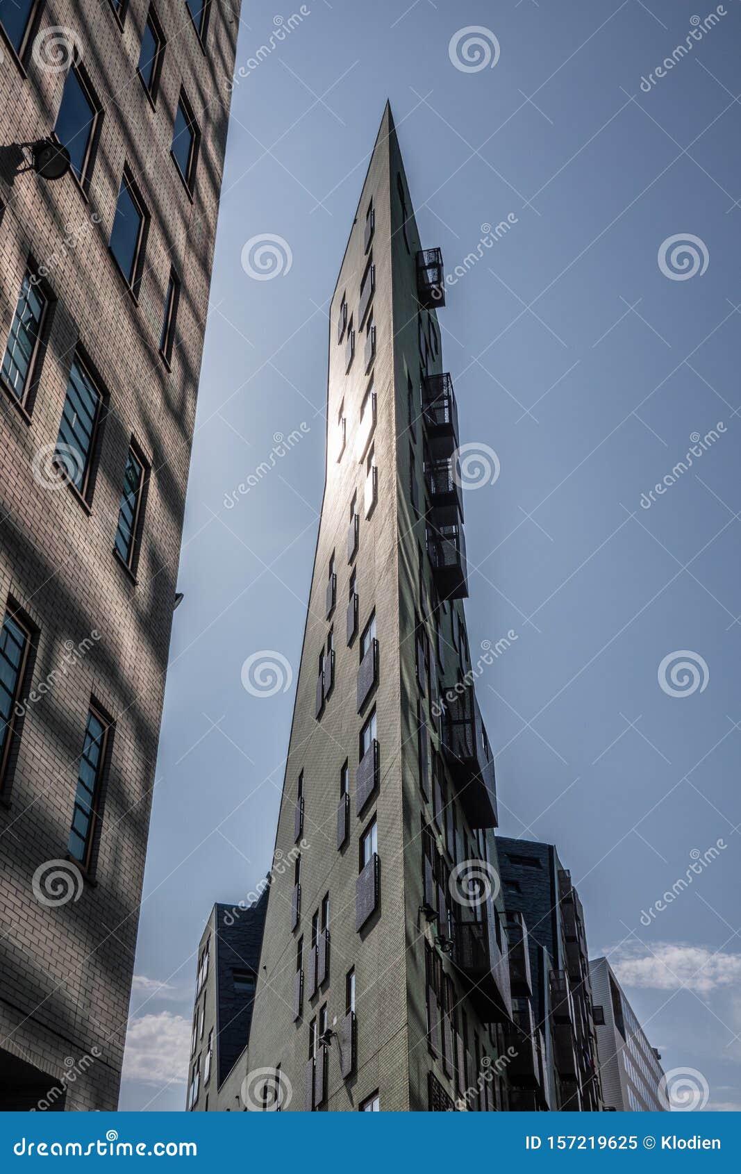 Triangular High Rise on IJDok Ending in Sharp Corner, Amsterdam ...