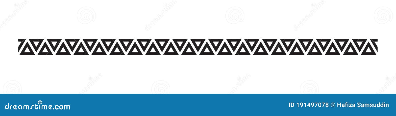 Triangular Lines Pattern Border Design. Vector Illustration Decorative ... Triangular Lines Pattern Border Design. Vector Illustration Decorative ...