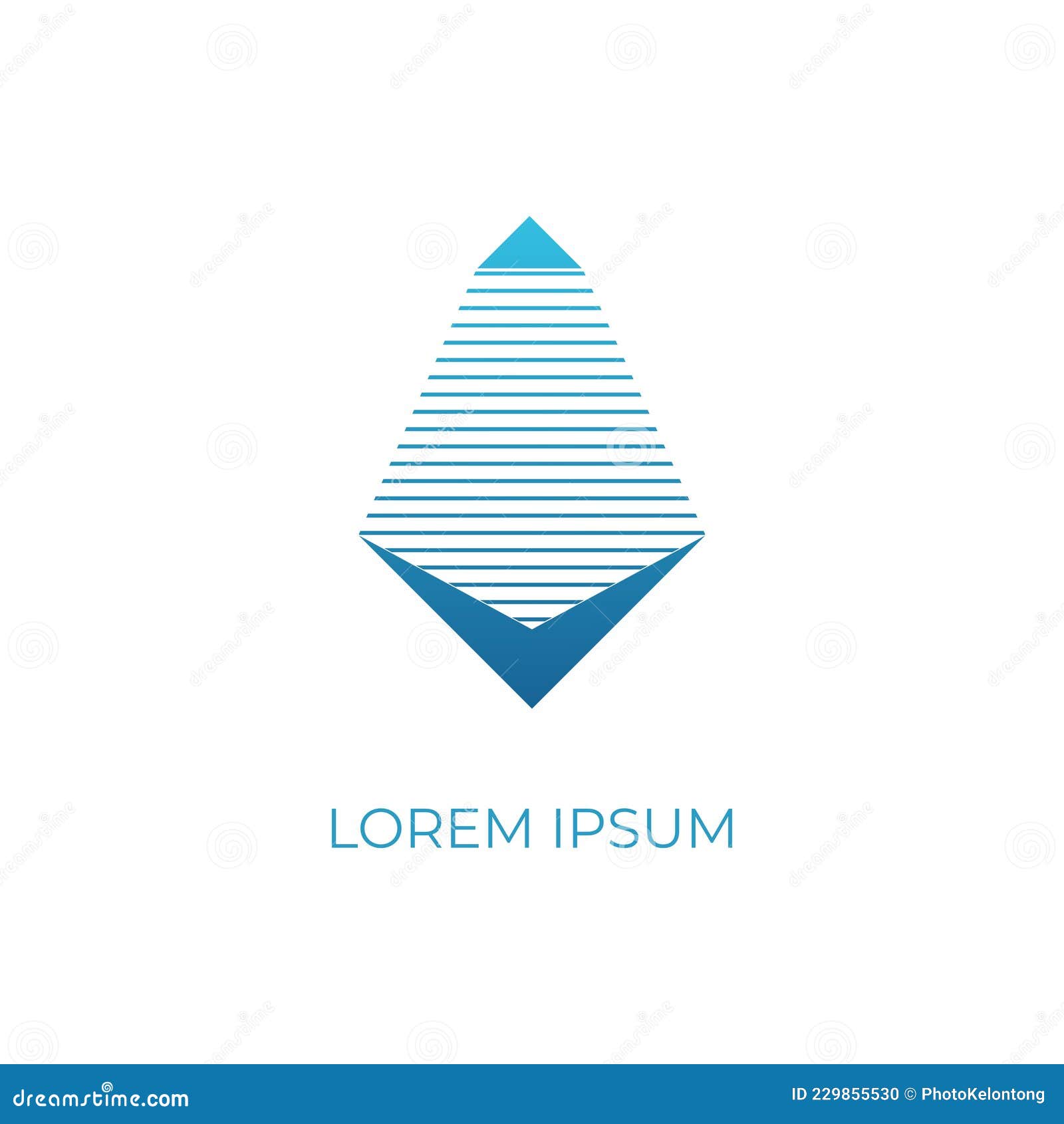 Triangular logo stock vector. Illustration of logotype - 229855530