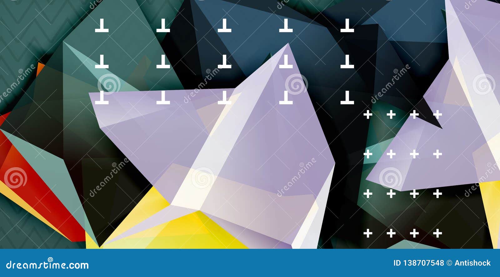 Triangular Low Poly Background Design Stock Vector - Illustration of ...