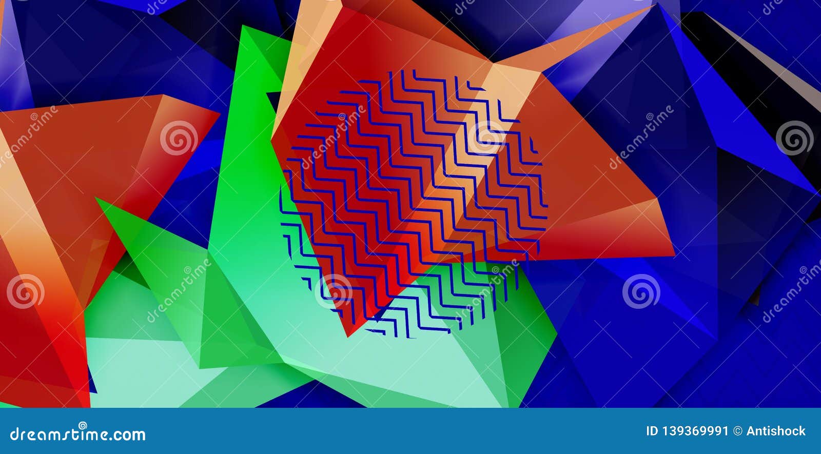 Triangular Low Poly Background Design Stock Vector - Illustration of ...