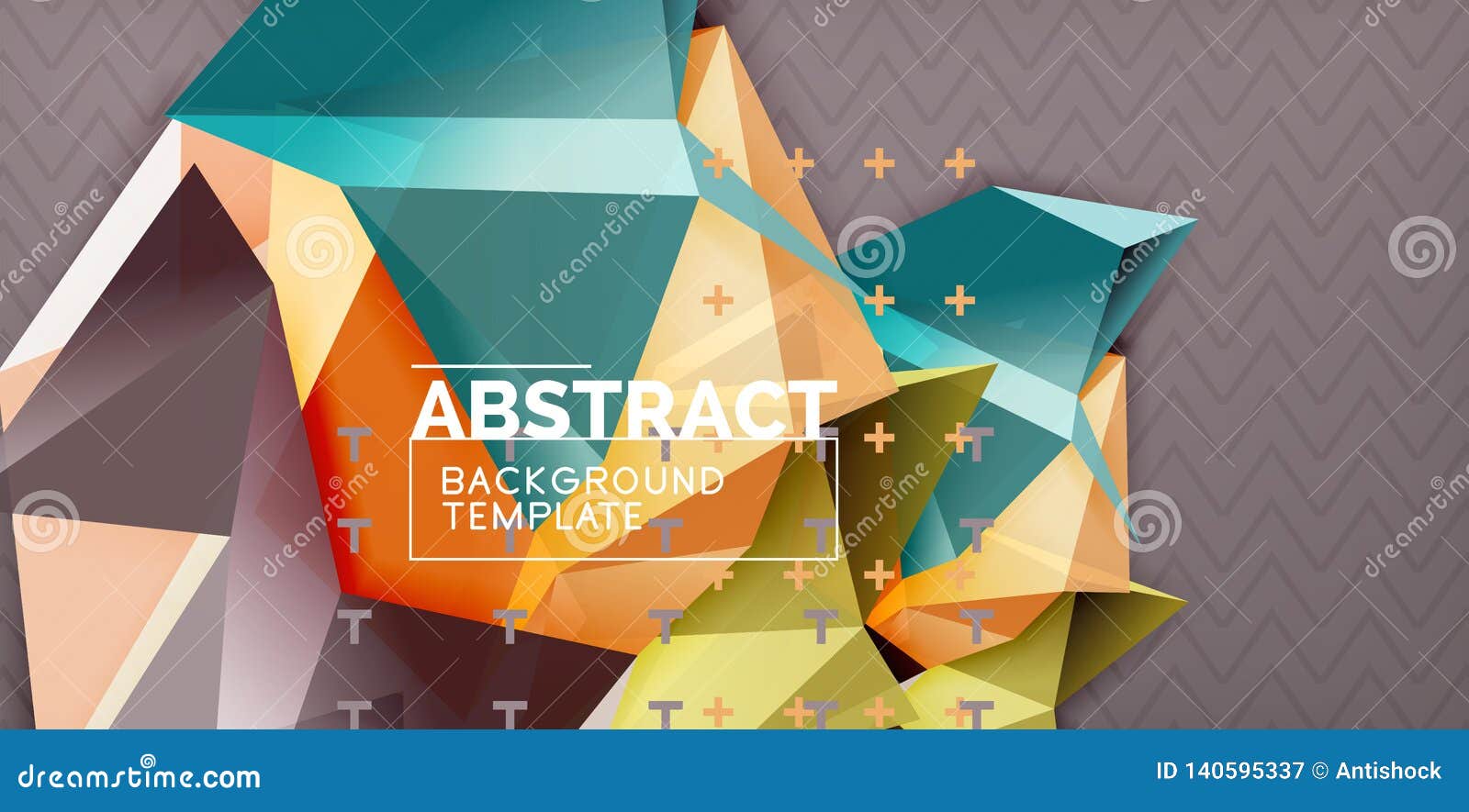 Triangular Low Poly Background Design Stock Vector - Illustration of ...