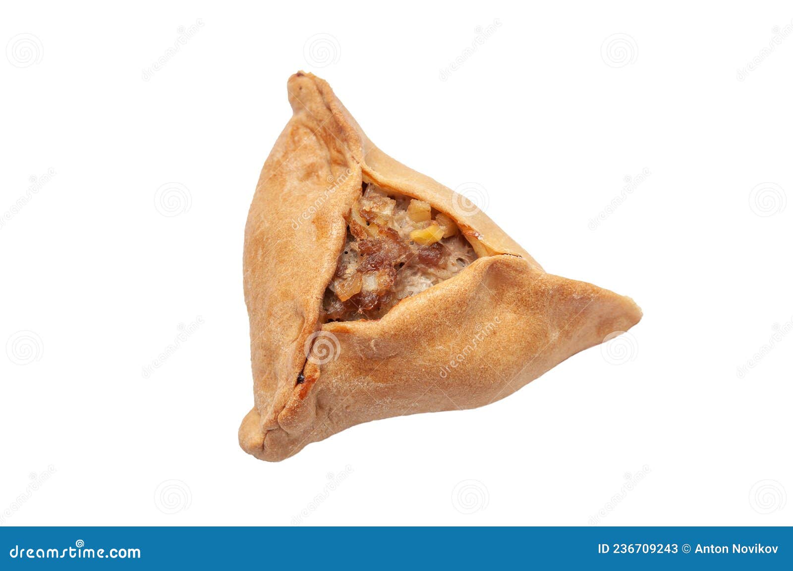 Triangular meat pie stock image. Image of delicious - 236709243