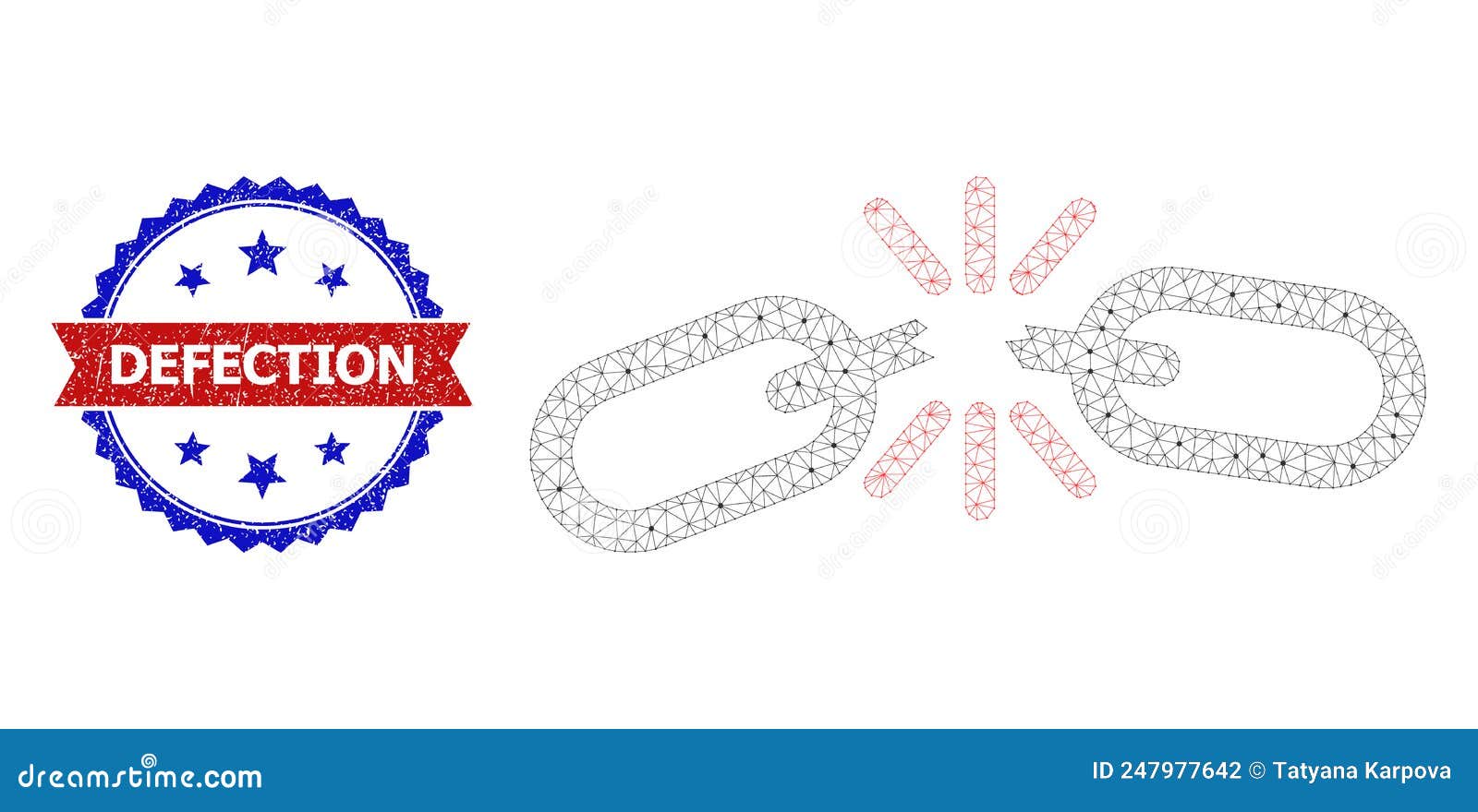 Defection Blue Stamp Stock Image | CartoonDealer.com #97579489