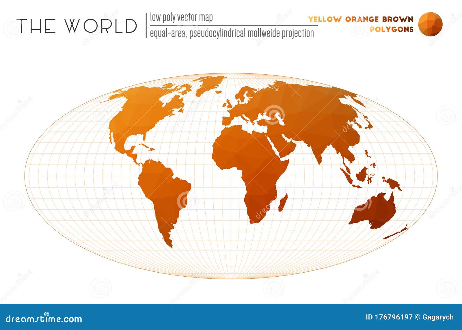 Triangular Mesh of the World. Stock Illustration - Illustration of ...
