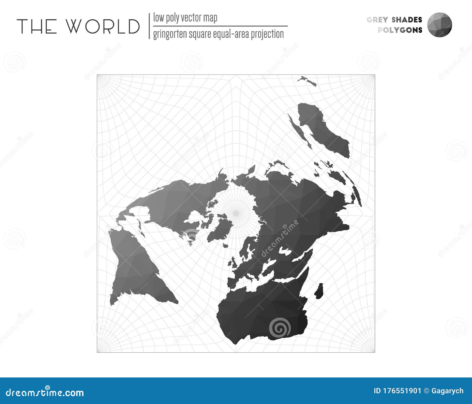 Triangular Mesh of the World. Stock Illustration - Illustration of ...