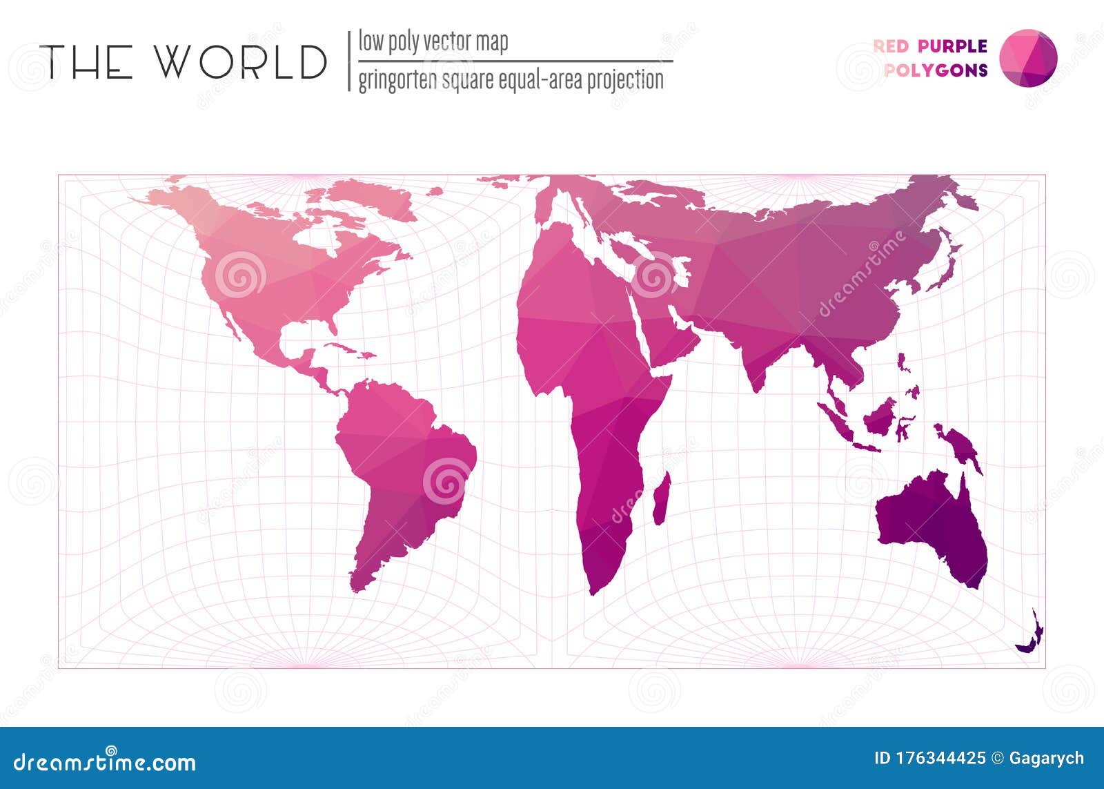 Triangular Mesh of the World. Stock Vector - Illustration of mesh ...