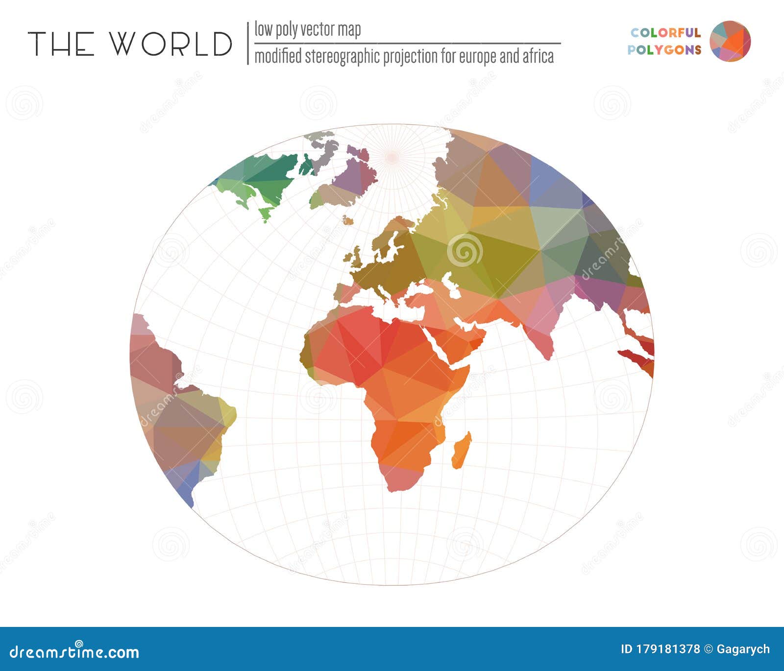 Triangular Mesh of the World. Stock Vector - Illustration of design ...