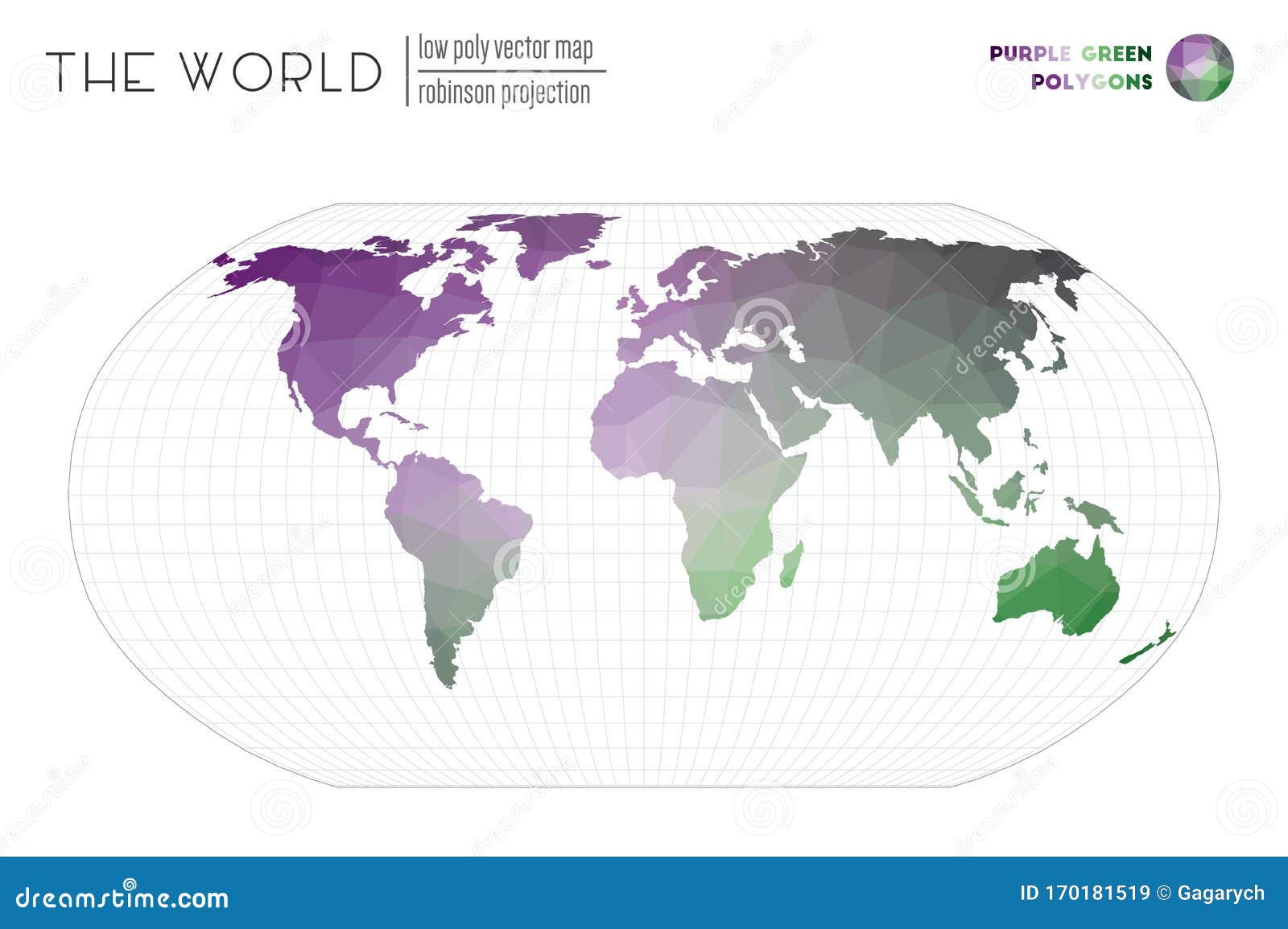 Triangular Mesh of the World. Stock Vector - Illustration of graphic ...