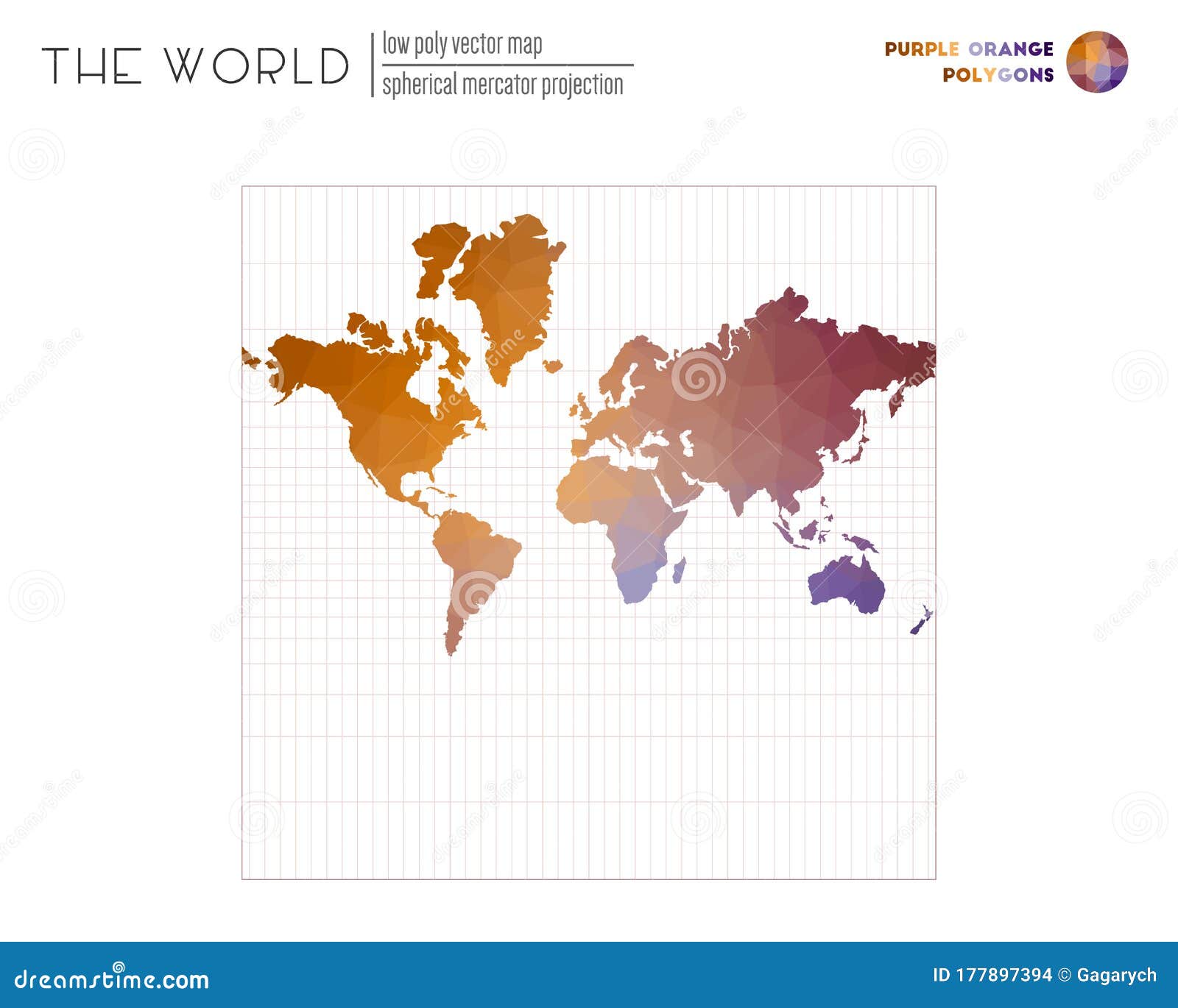 Triangular Mesh of the World. Stock Vector - Illustration of layout ...