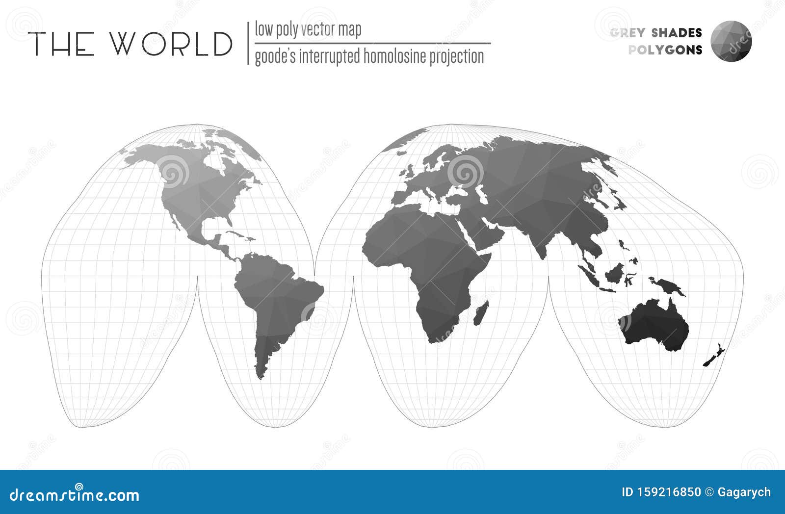 Triangular Mesh of the World. Stock Vector - Illustration of ...