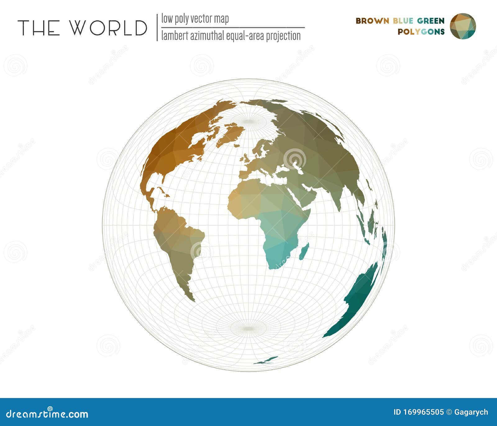 World Map. Lambert Conformal Conic Projection. Cartoon Vector ...