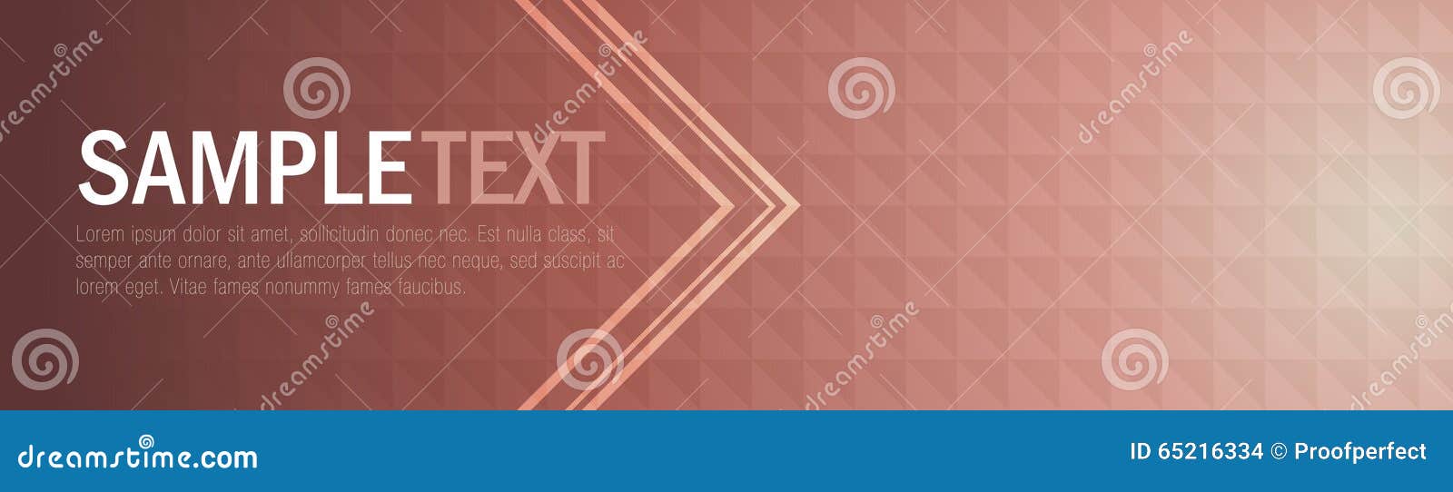 Triangular Modern Geometric Header Stock Vector - Illustration of ...