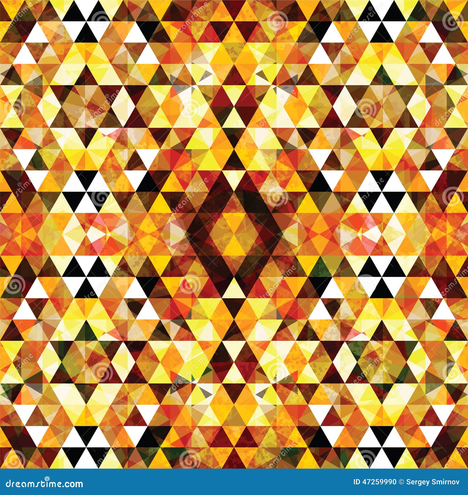 Triangular Mosaic Orange BackgroundÂŒ Stock Vector - Illustration of ...