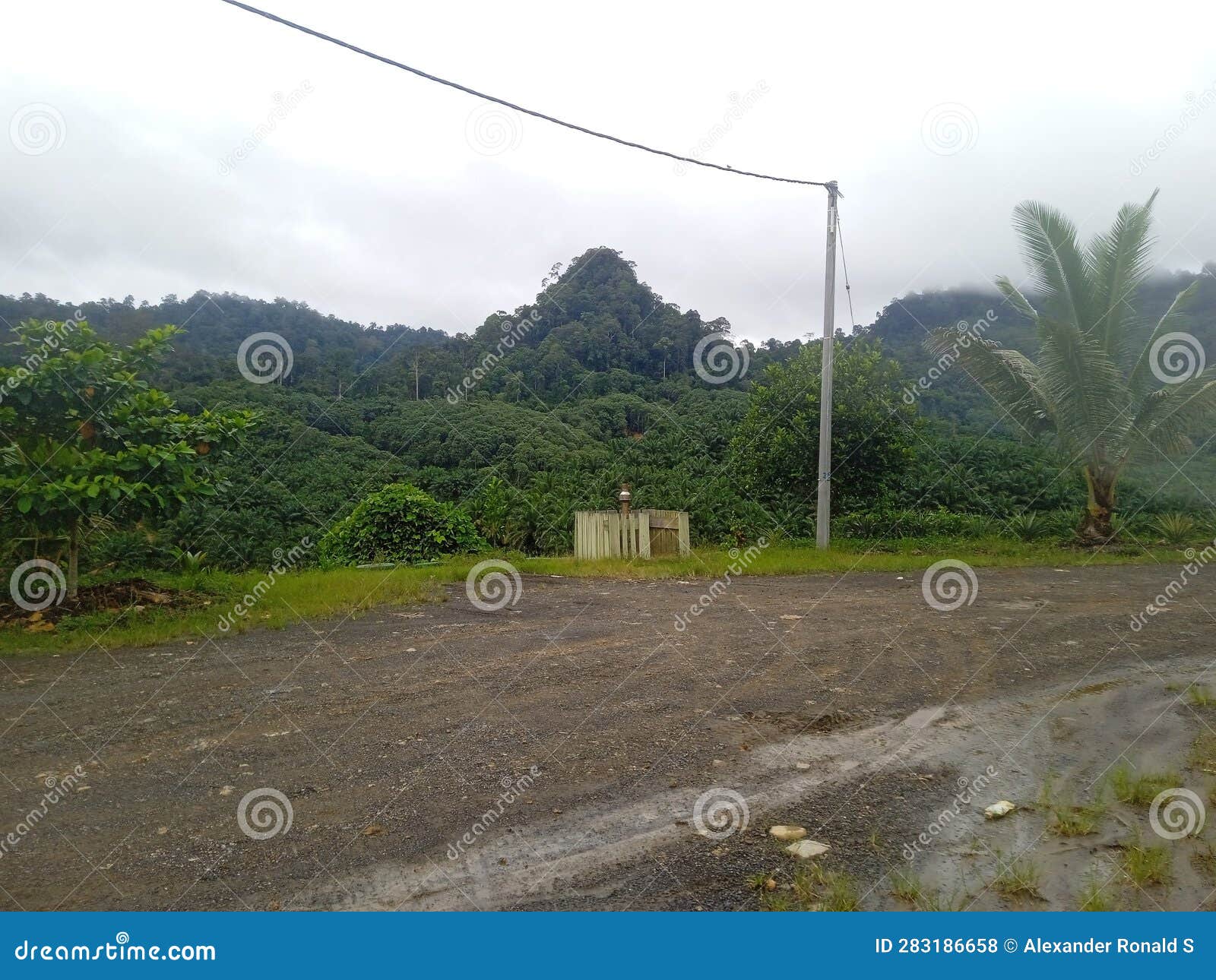 Triangular Mountain Peak stock photo. Image of river - 283186658