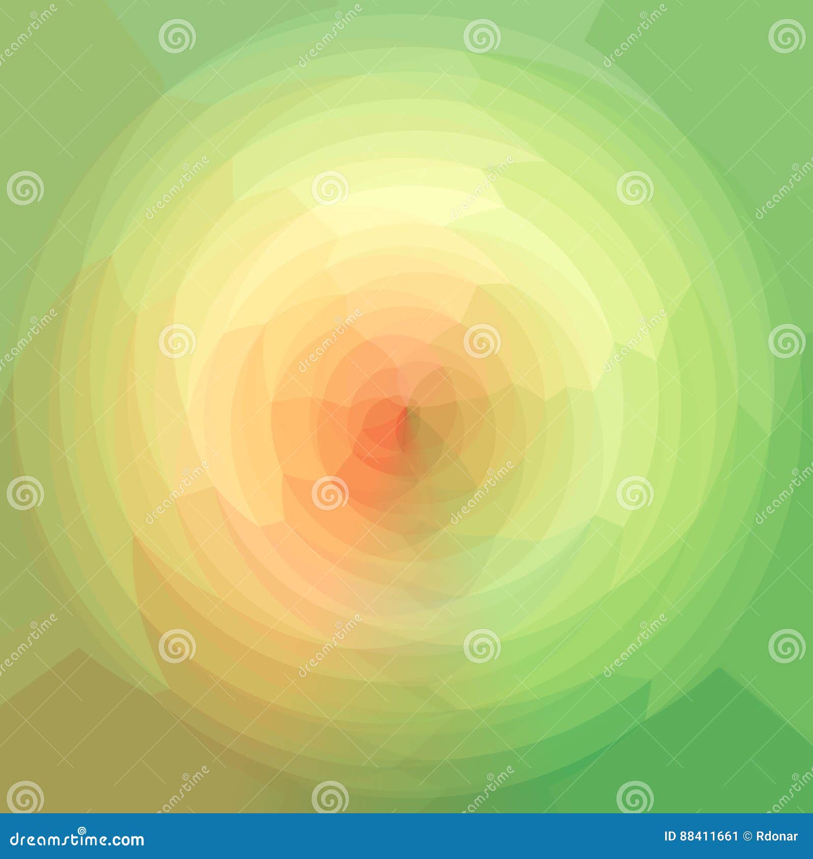 Triangular Pattern in Sphere. Color Spectrum Geometric Pattern. Stock ...