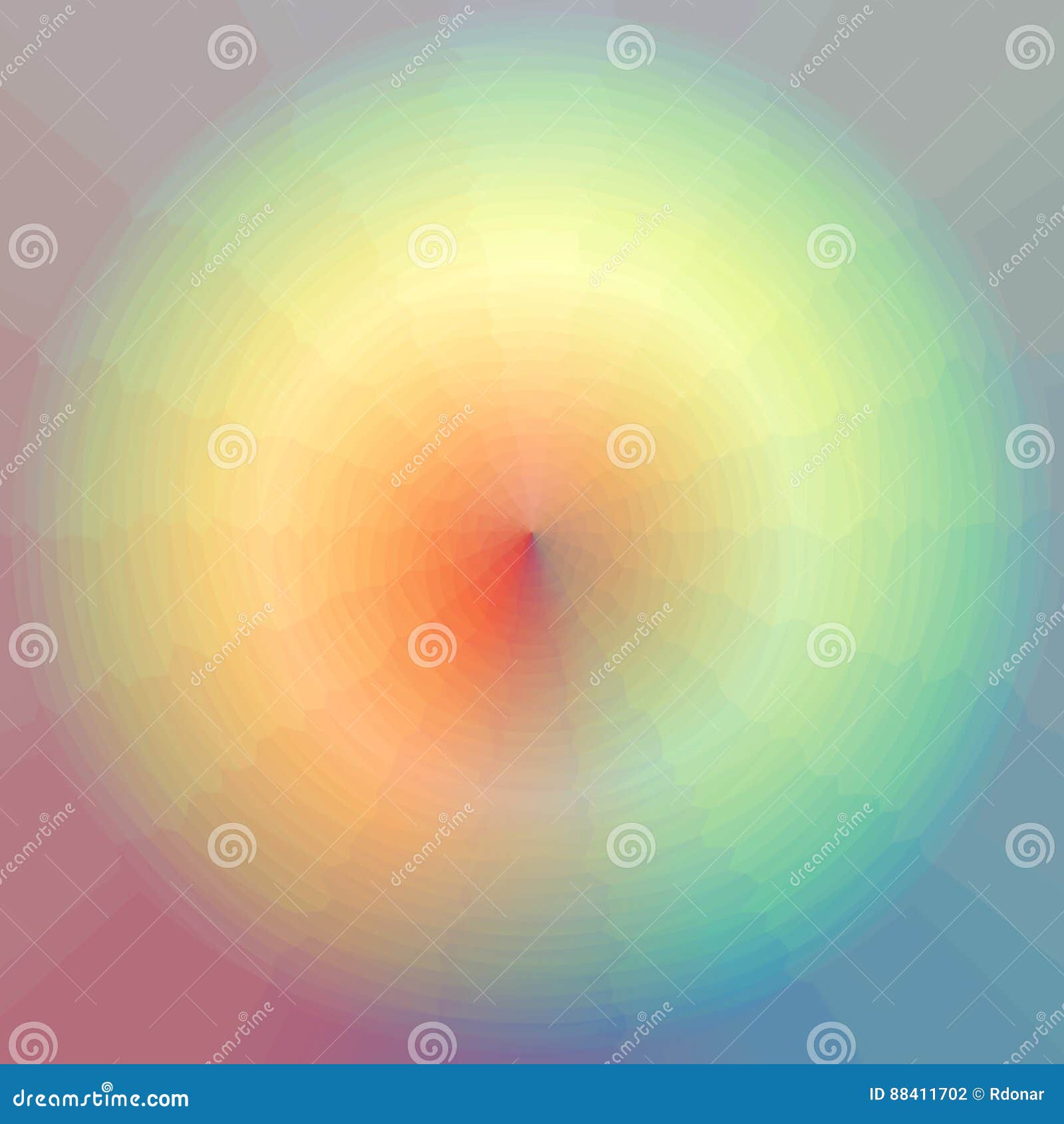 Triangular Pattern in Sphere. Color Spectrum Geometric Pattern Stock ...