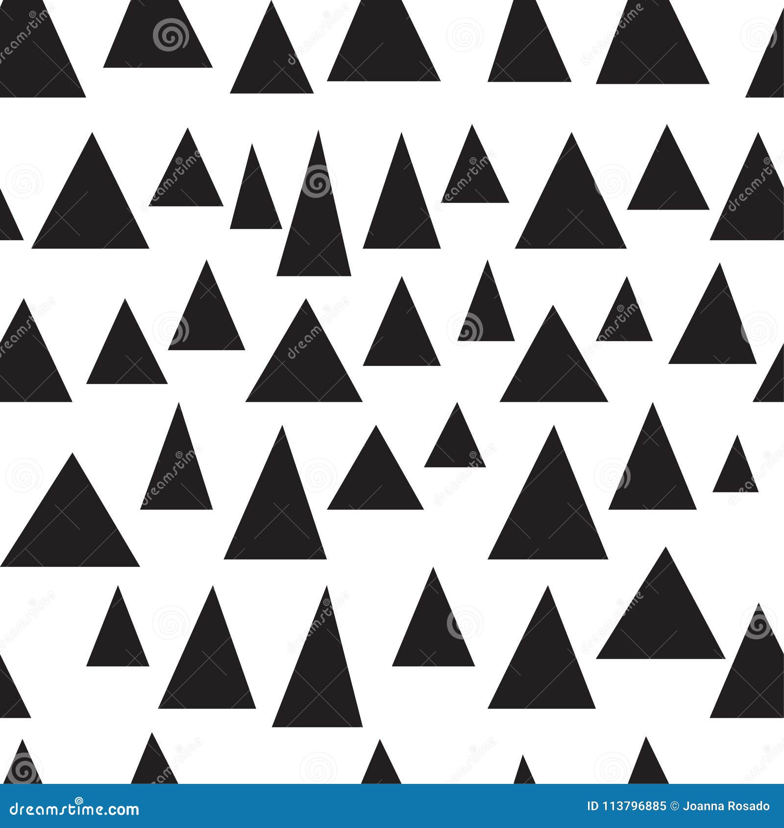 Triangular Pieces Stylish Seamless Pattern. Stock Vector - Illustration ...