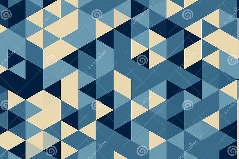 Triangular Pixelated Texture in Light Blue with Smooth and Balanced ...