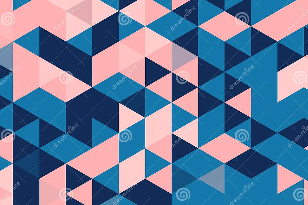Triangular Pixelated Texture in Purple and Blue with a Harmonious ...