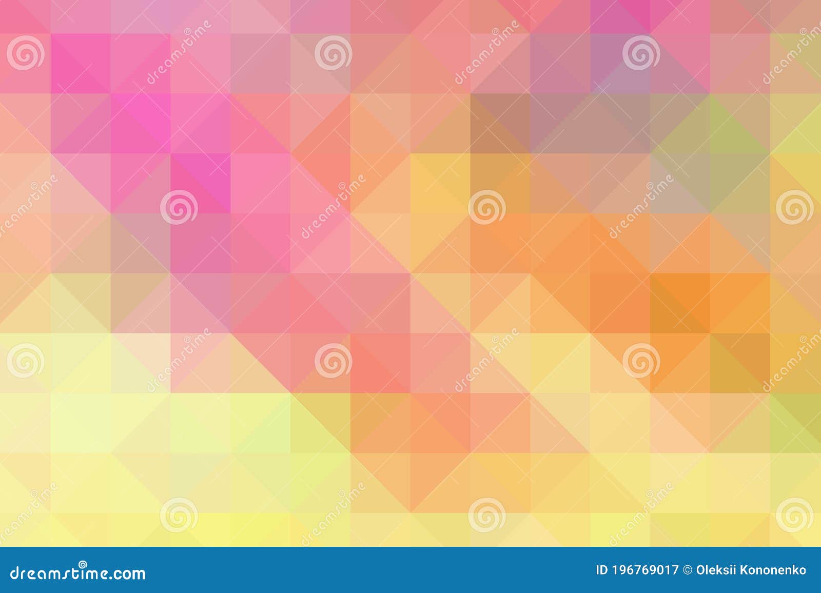 Triangular Pixelation. Multi-colored Pixel Background Stock ...