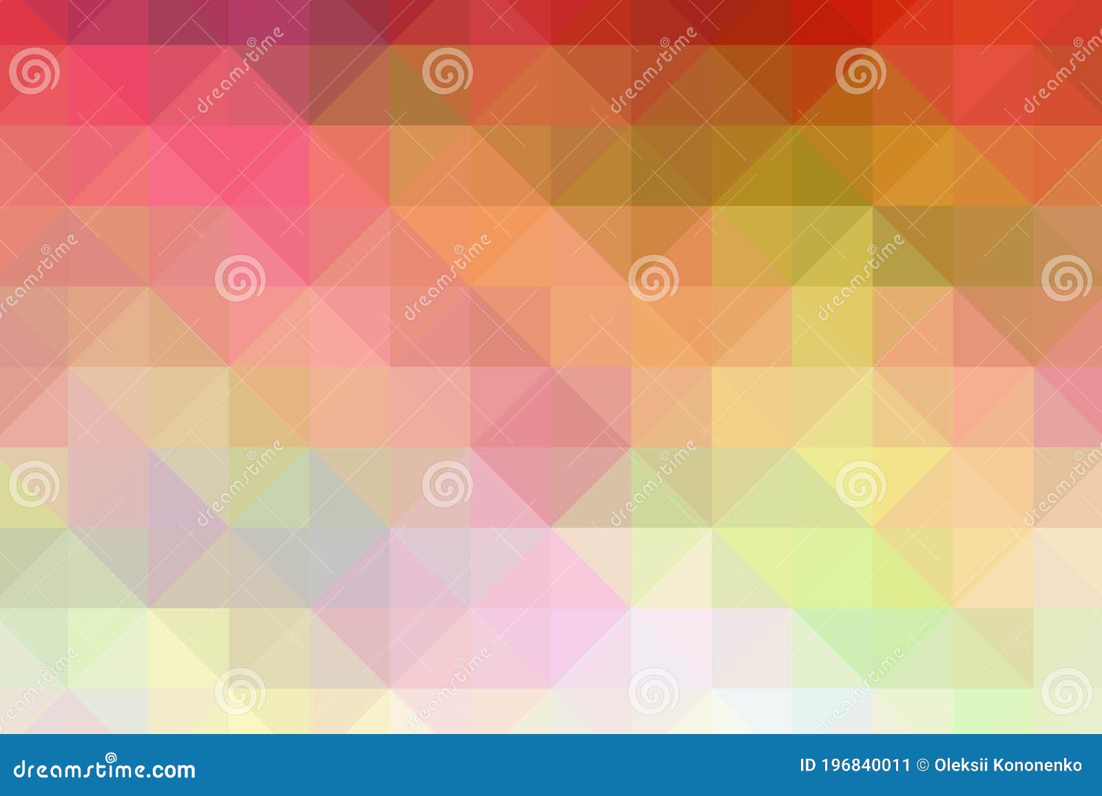 Triangular Pixelation. Multi-colored Pixel Background Stock ...