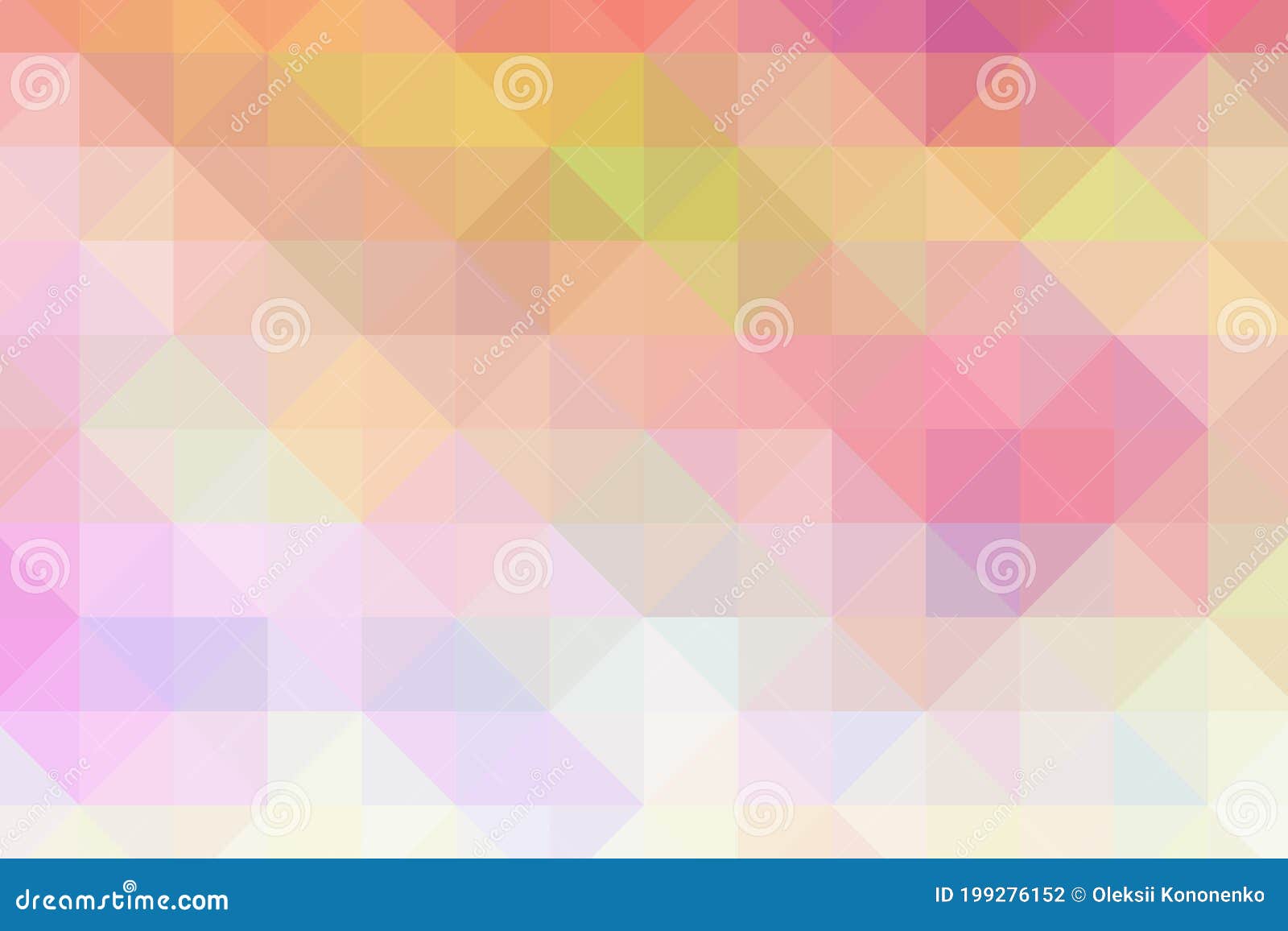 Triangular Pixelation. Multi-colored Pixel Background Stock ...