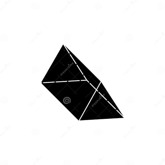 Triangular Prism Icon. Elements of Geometric Figure Icon for Concept ...