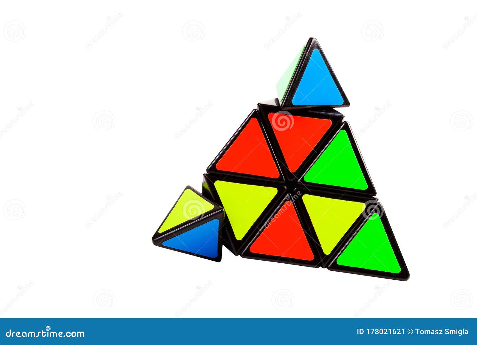 Triangular Pyramid Toy, Complex Logical Puzzle With Moving Elements ...