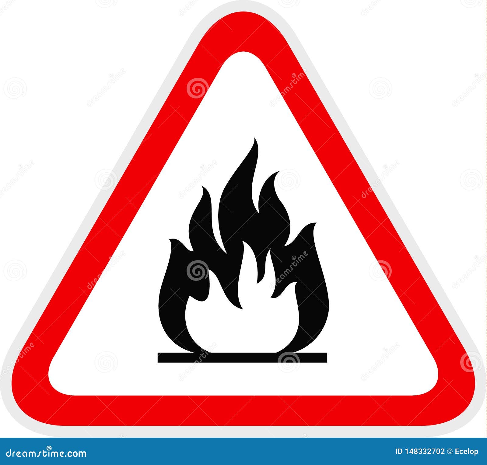 Triangular Yellow Warning Hazard Symbol Stock Vector - Illustration of ... Triangular Yellow Warning Hazard Symbol Stock Vector - Illustration of ...
