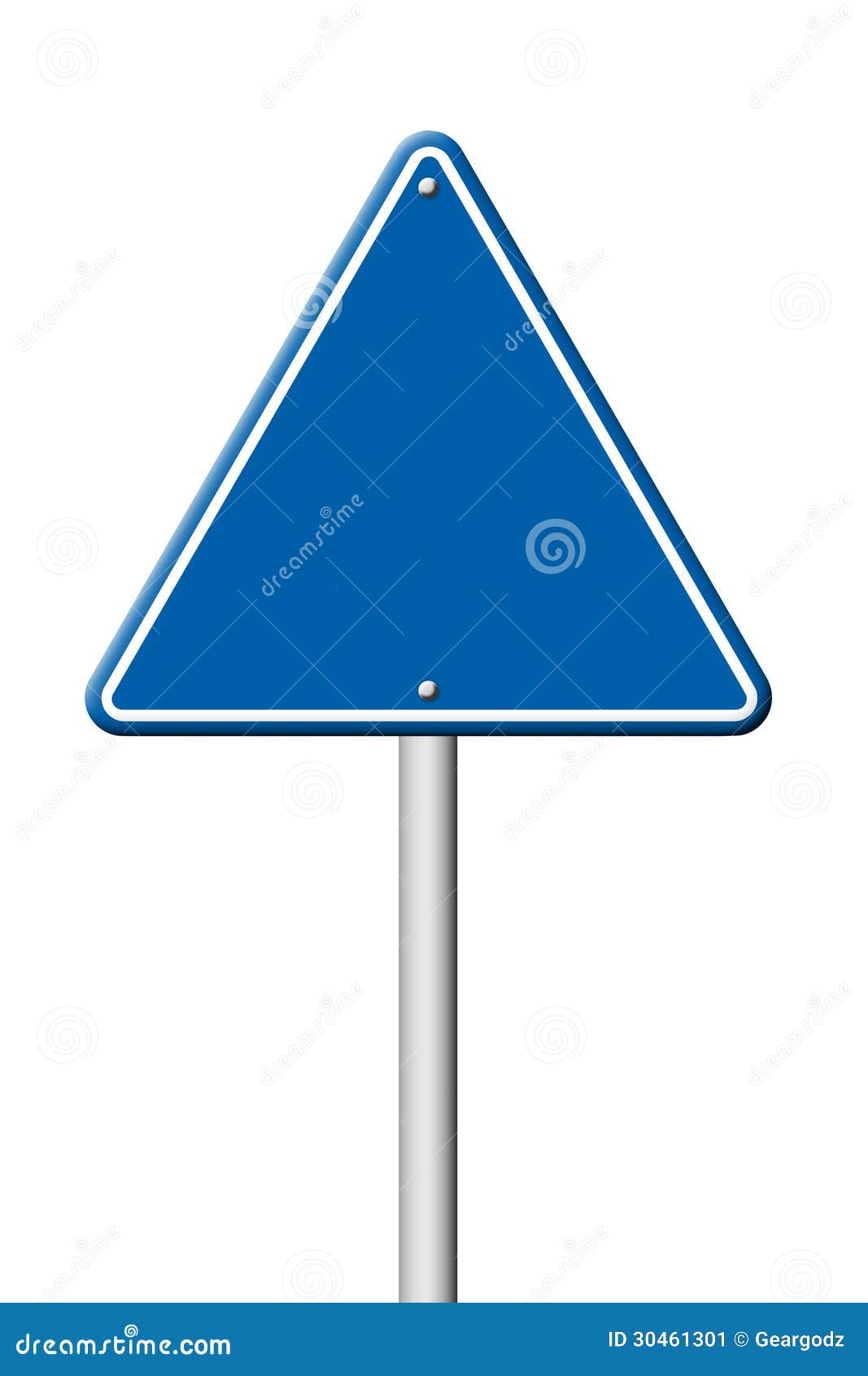 Triangular road sign stock image. Image of direction - 30461301