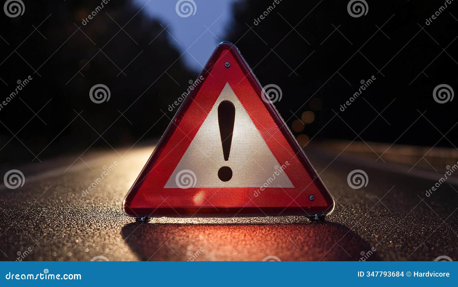 Asphalt Exclamation Point - 3d Tarmac Symbol - Suitable For Road ...