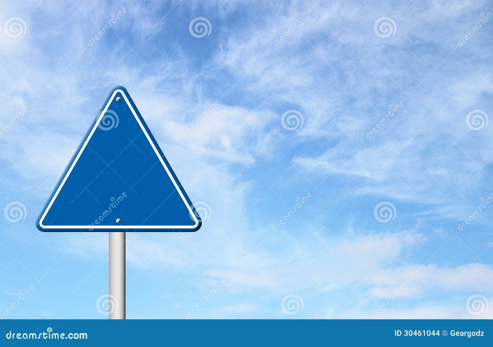 Set Of Triangular Road Signs Isolated On White Vector Illustration ...