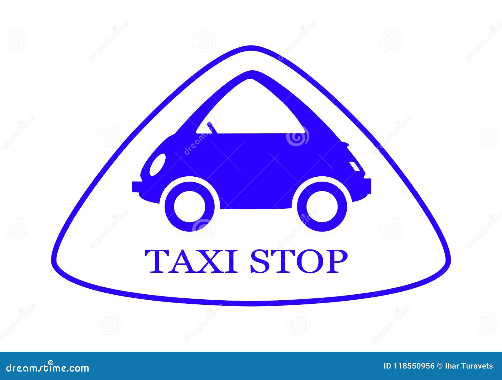 Taxi - Stop - Sign - 8 stock illustration. Illustration of graphic ...