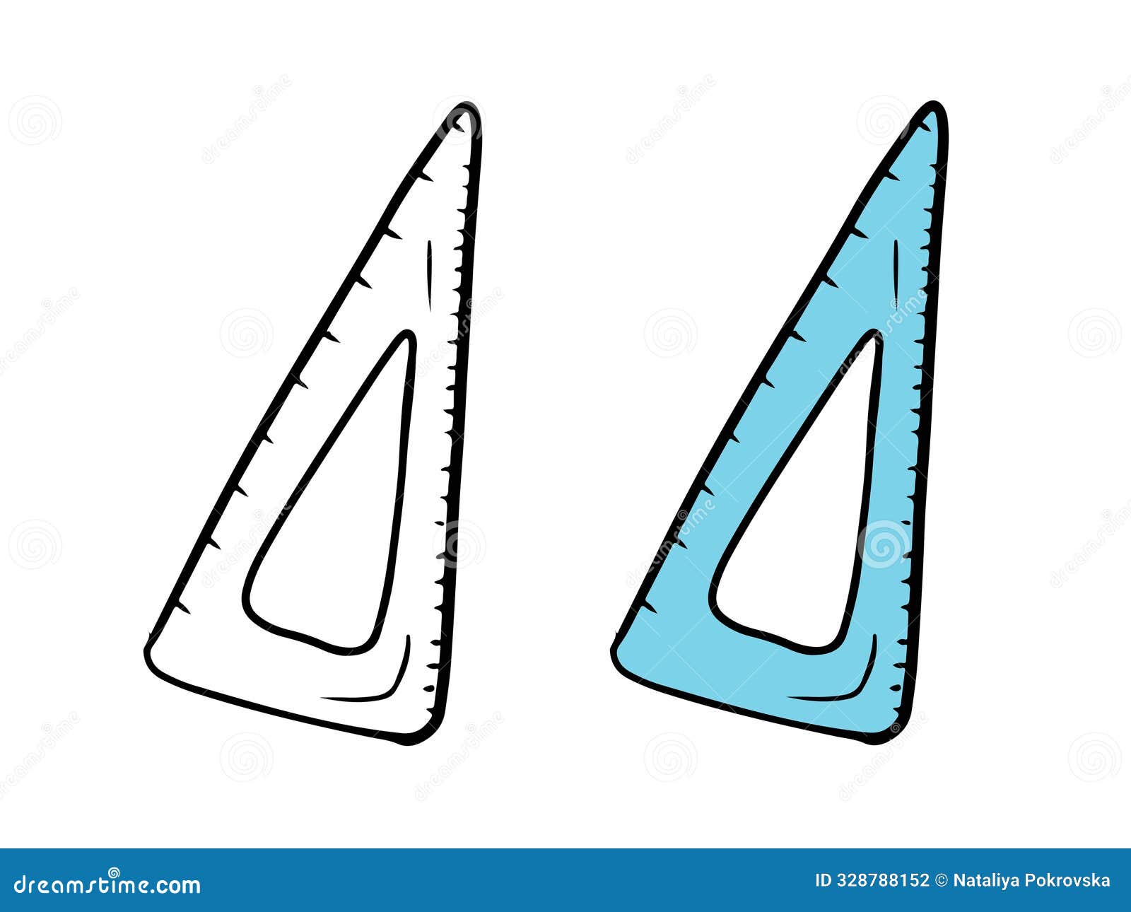Set Triangular Ruler Drawing Compass Xyz Coordinate System Graph