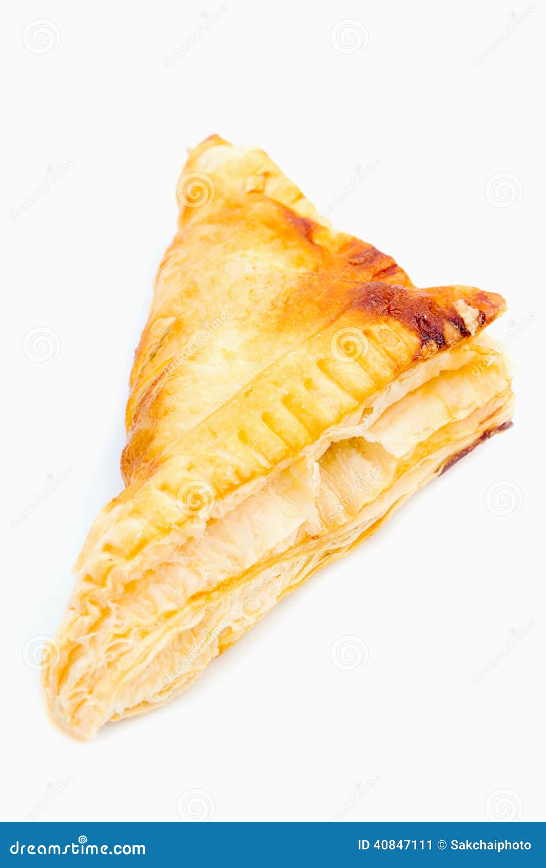 Triangular Sandwich on White Background Stock Image - Image of ...