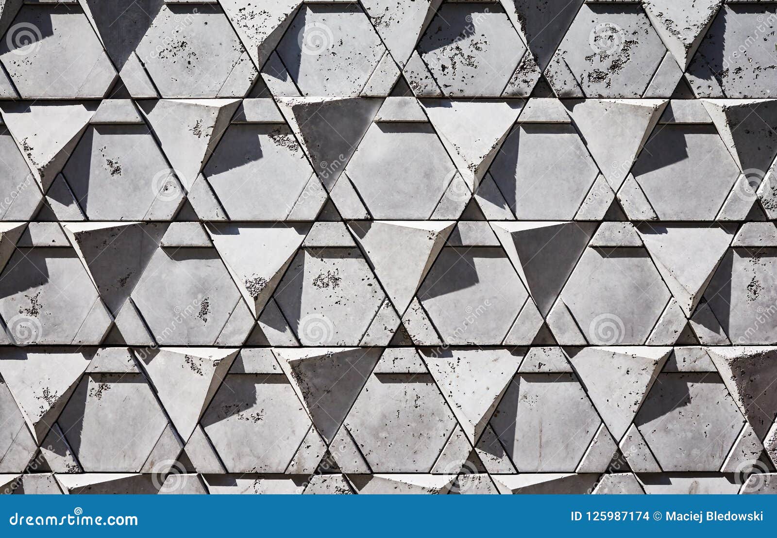 Triangular Shape Bricks Wall Background. Stock Photo - Image of stone ...