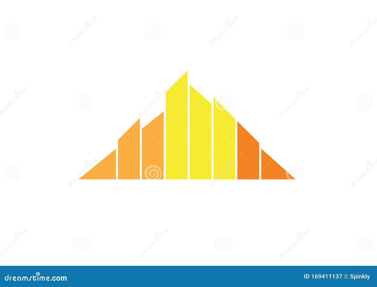 Triangular Shaped Icon Vector for Use with Graphics Stock Vector ...