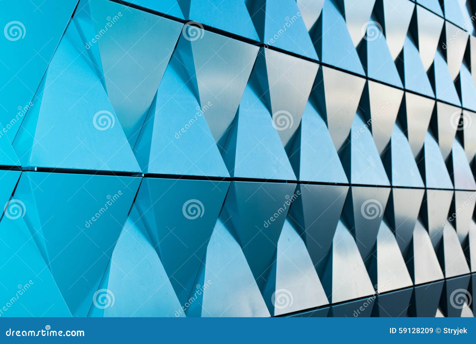 Triangular Shaped Wall Design Texture Stock Image - Image of building ...