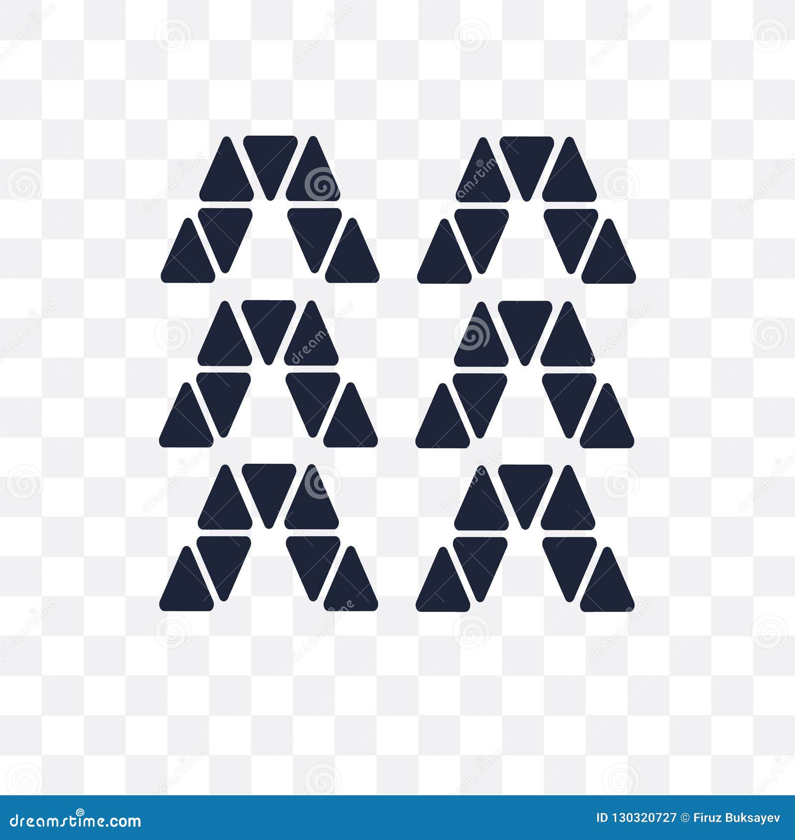 Triangular Shapes Forming Waves Transparent Icon. Triangular Shapes ...