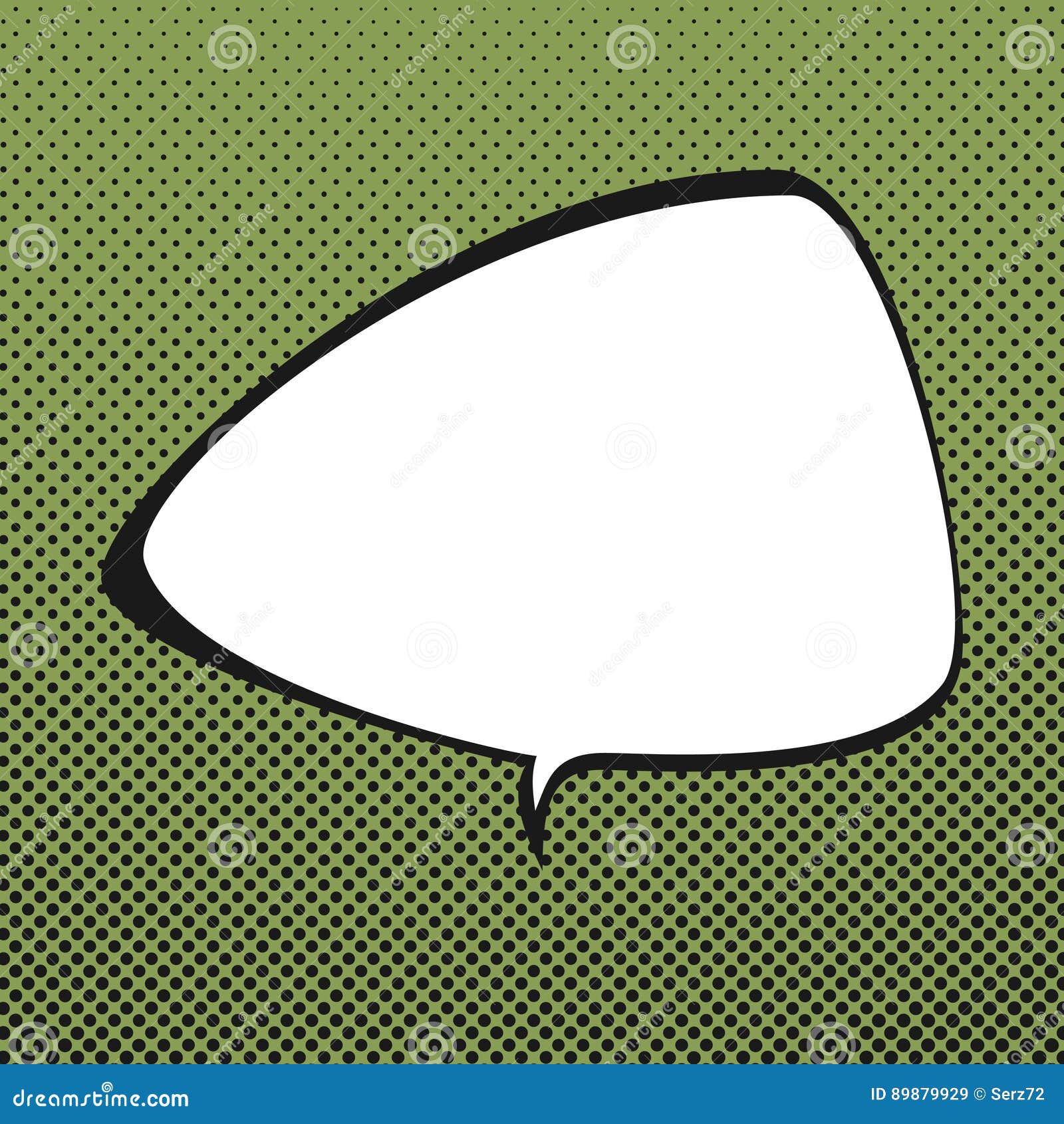 Triangular Speech Bubble ,Retro Style Stock Vector - Illustration of ...